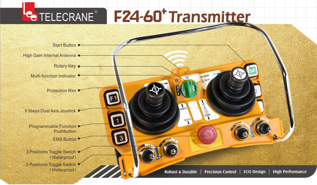 Telecrane Thailand – Industrial Radio Remote Controller Tel. 096 891 6465